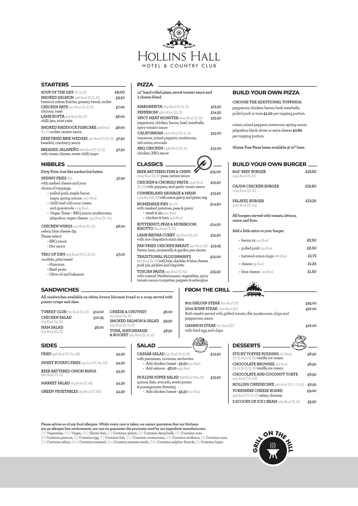 Restaurants & Bars | Hollins Hall Hotel & Country Club